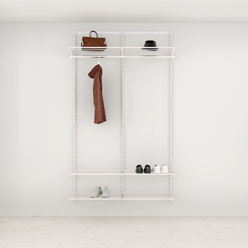 Hyllesystem ELFA, gang 12, B1350xH2140xD430 mm | Gerdmans